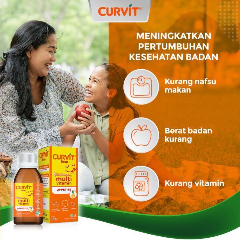 Jual Curvit Emulsion Syrup Suplemen Makanan 120ml Di Seller Noroid ...