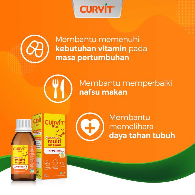 Jual Curvit Emulsion Syrup Suplemen Makanan 120ml Di Seller Noroid ...