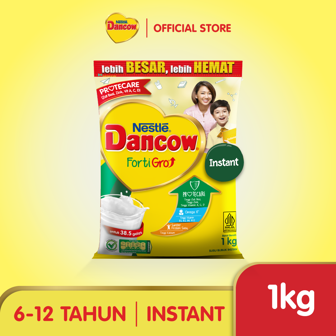 Promo Dancow Fortigro Susu Bubuk Instan 1 Kg Diskon 7% Di Seller Nestle ...
