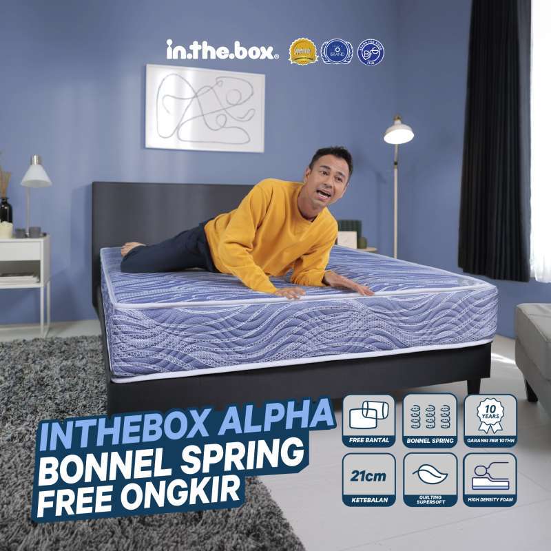 Promo Kasur Spring Bed Inthebox Alpha - Free Bantal Diskon 3% Di Seller Inthebox Official Store ...