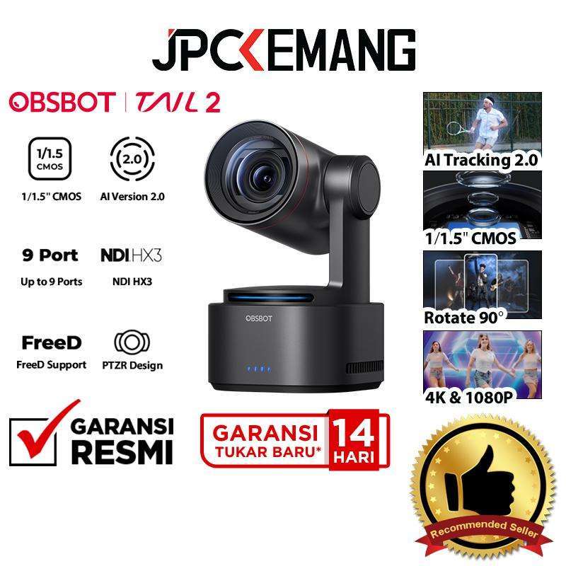 Promo Jpc Kemang Obsbot Tail 2 Ai-powered Ptzr 4k Live Production Camera Obsbot Tail2 Webcam ...
