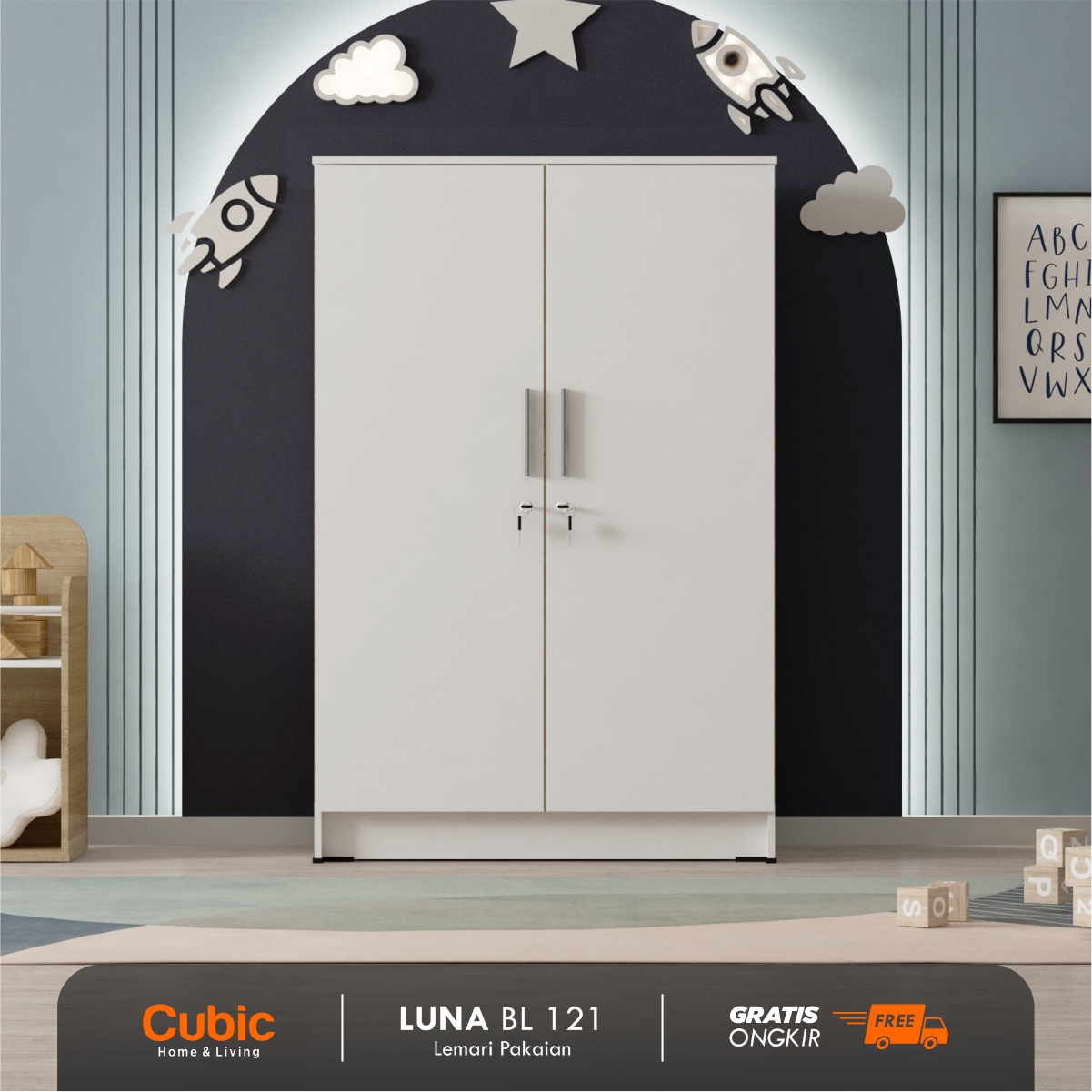 Lemari Pakaian 2 Pintu Kecil -Harga Juni 2024 | Blibli