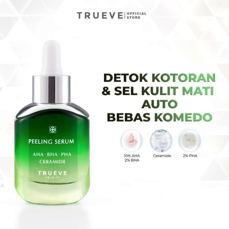 Promo Trueve Peeling Serum (10% Aha + 2% Bha + 2% Pha + Ceramide) 15ml ...