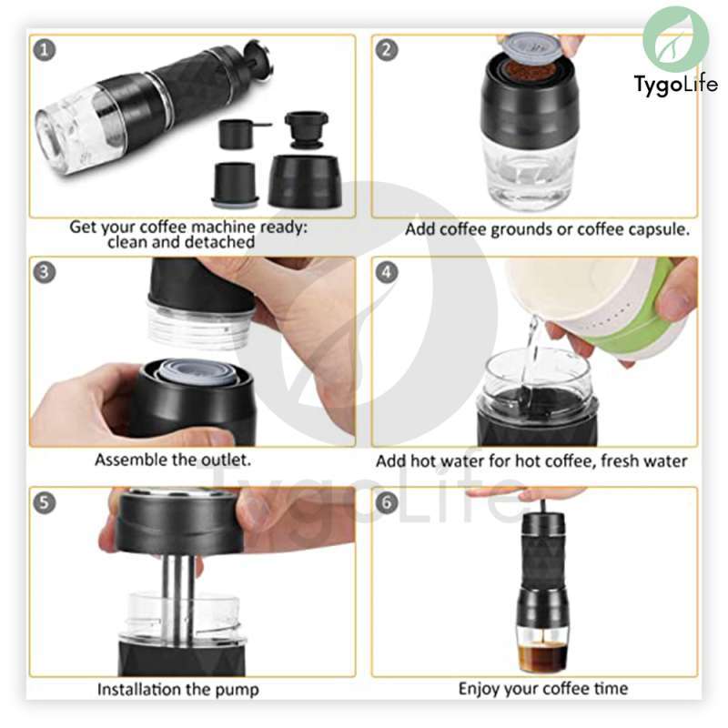 Promo Tanser Moocoo Espresso Coffee Maker Portable Manual Diskon 5% Di ...