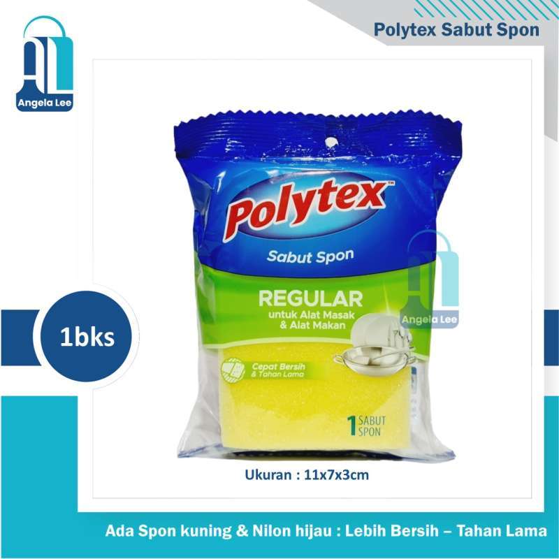Promo Polytex Sabut Spon Jaring Anti Gores Kawat Stainless Sabuk Cuci ...