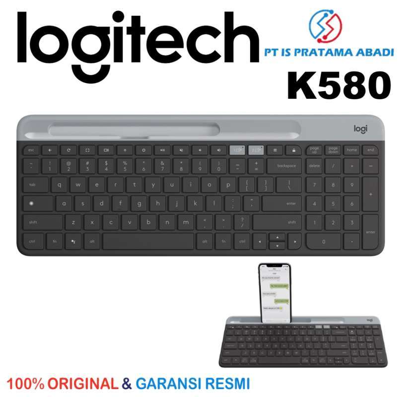 Jual Keyboard Logitech K Slim Multi Device Wireless Garansi Resmi Di Seller Pt Is Pratama