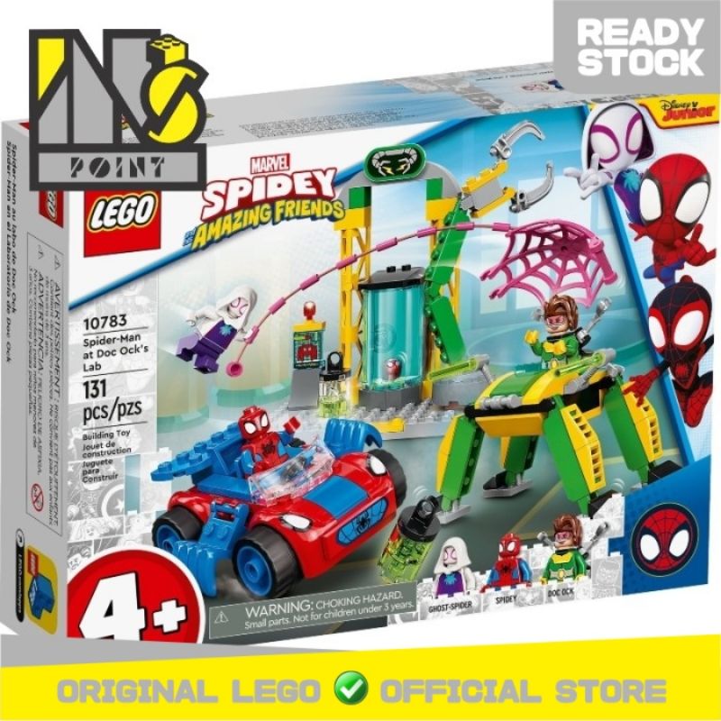 Promo Lego 10783 - Spidey Amazing Friends - Spider-man At Doc Ock’s Lab ...