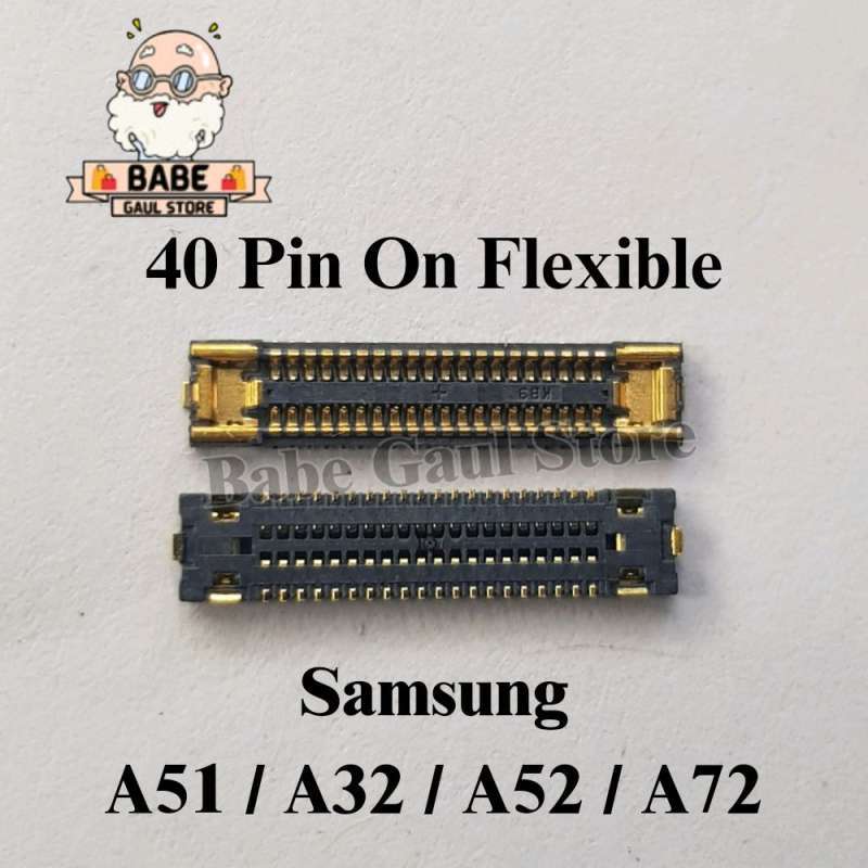 Jual Konektor Lcd Samsung A51 A32 A52 A72 Socket Connector Di Flexible ...