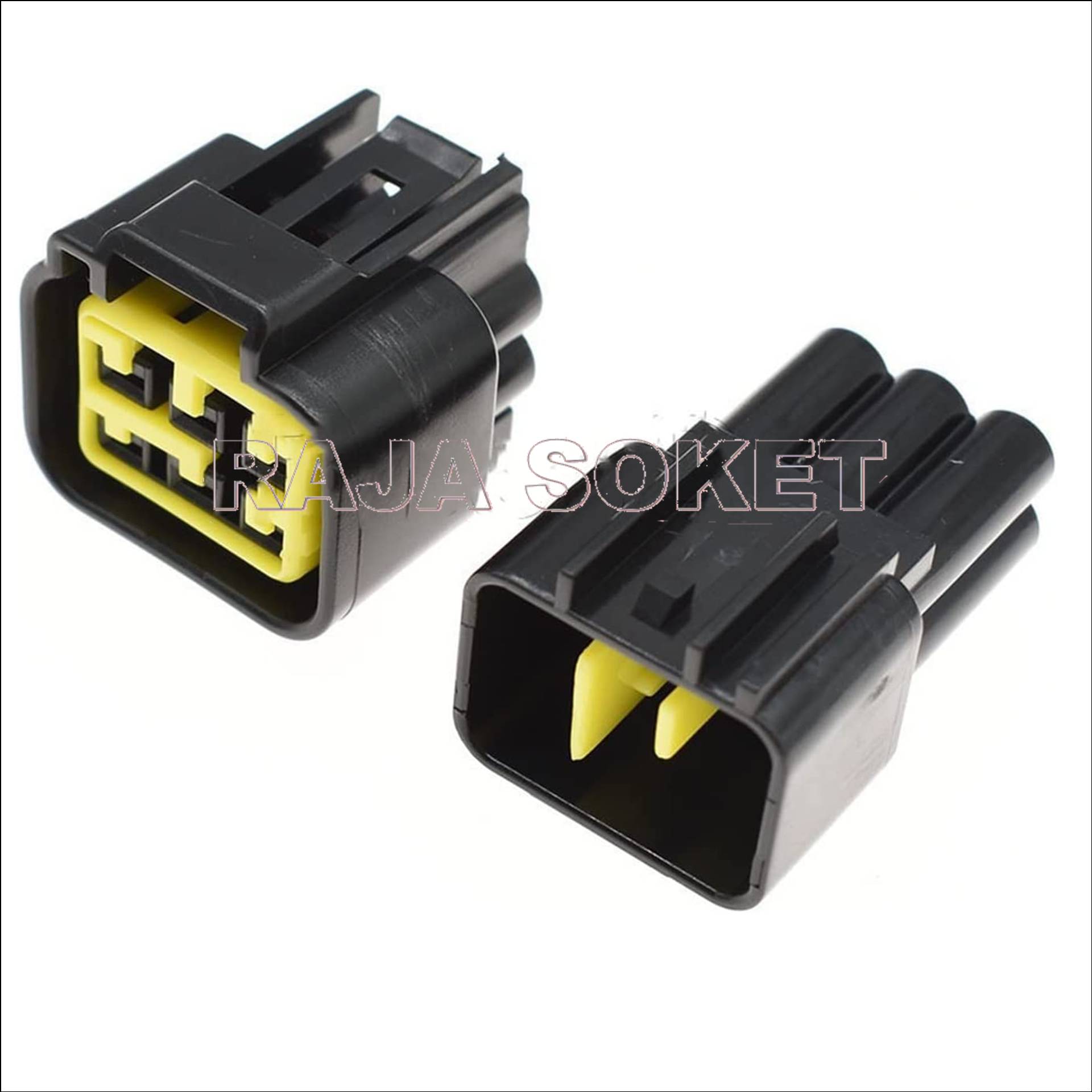 Jual Soket Cdi 6 Pin Furukawa Waterproof Anti Air Set Male Female Cewe ...
