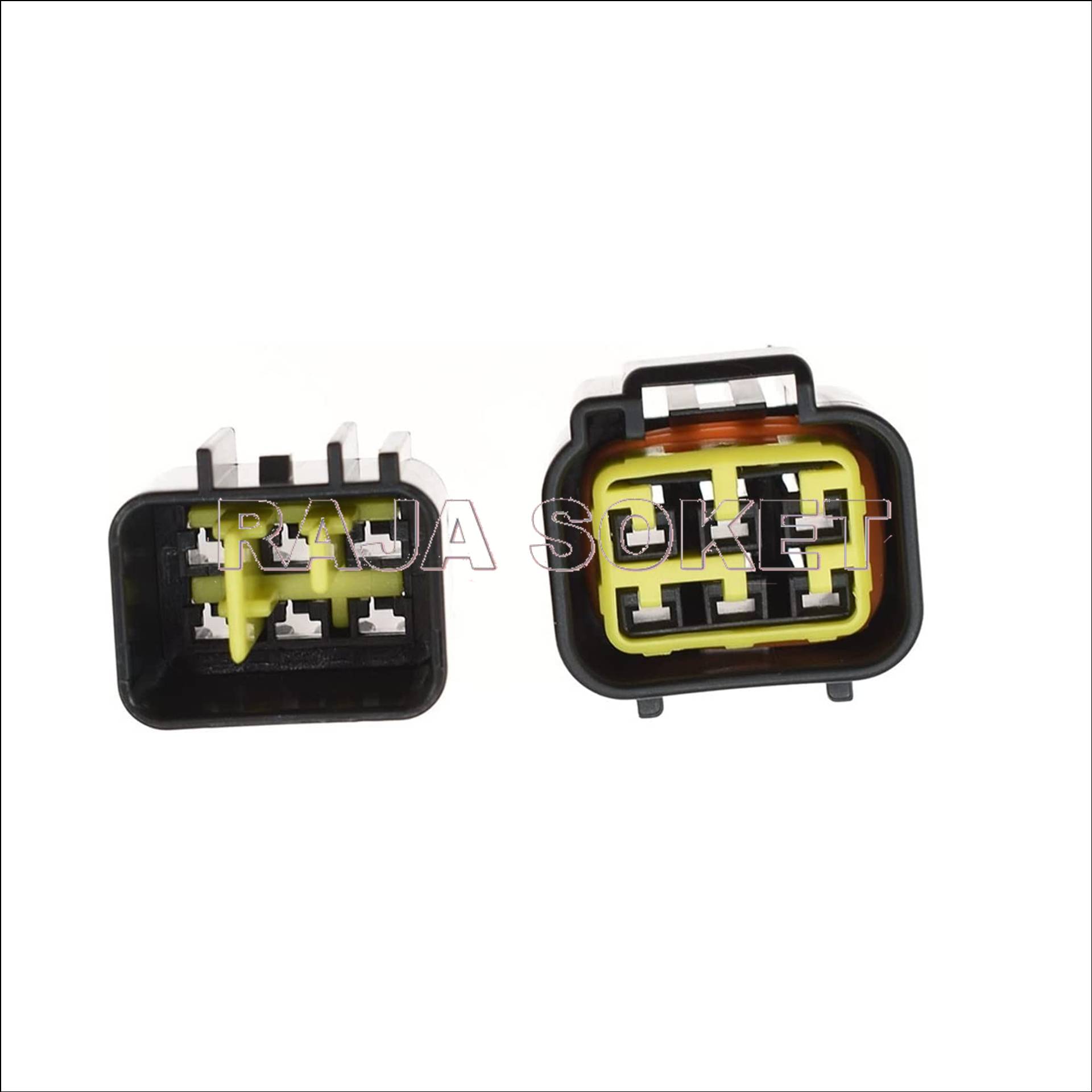 Jual Soket Cdi 6 Pin Furukawa Waterproof Anti Air Set Male Female Cewe ...