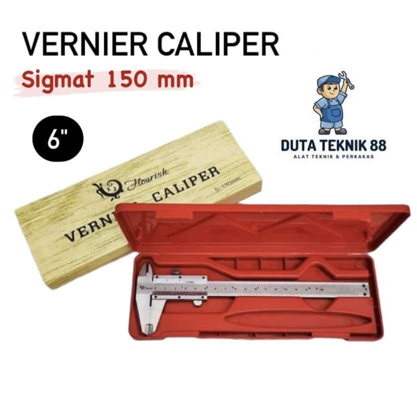 Jual Sigmat Besi Jangka Sorong 15CM Original Vernier Caliper jangka ... Jual Sigmat Besi Jangka Sorong 15CM Original Vernier Caliper jangka ...