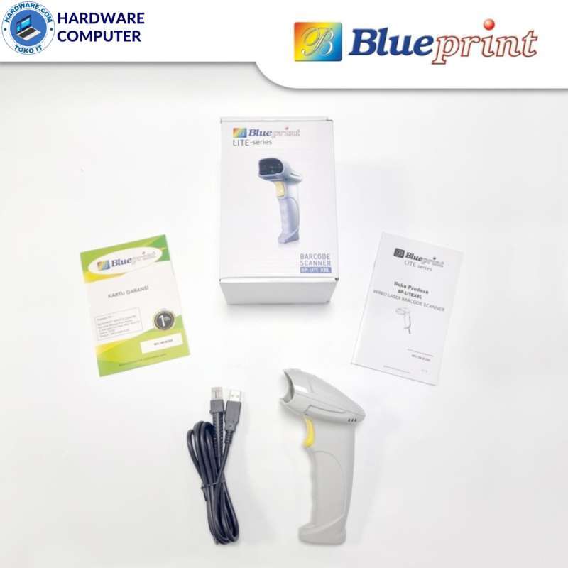 Jual Blueprint Laser Barcofde Scanner 1d Bp-x8l Putih Di Seller ...