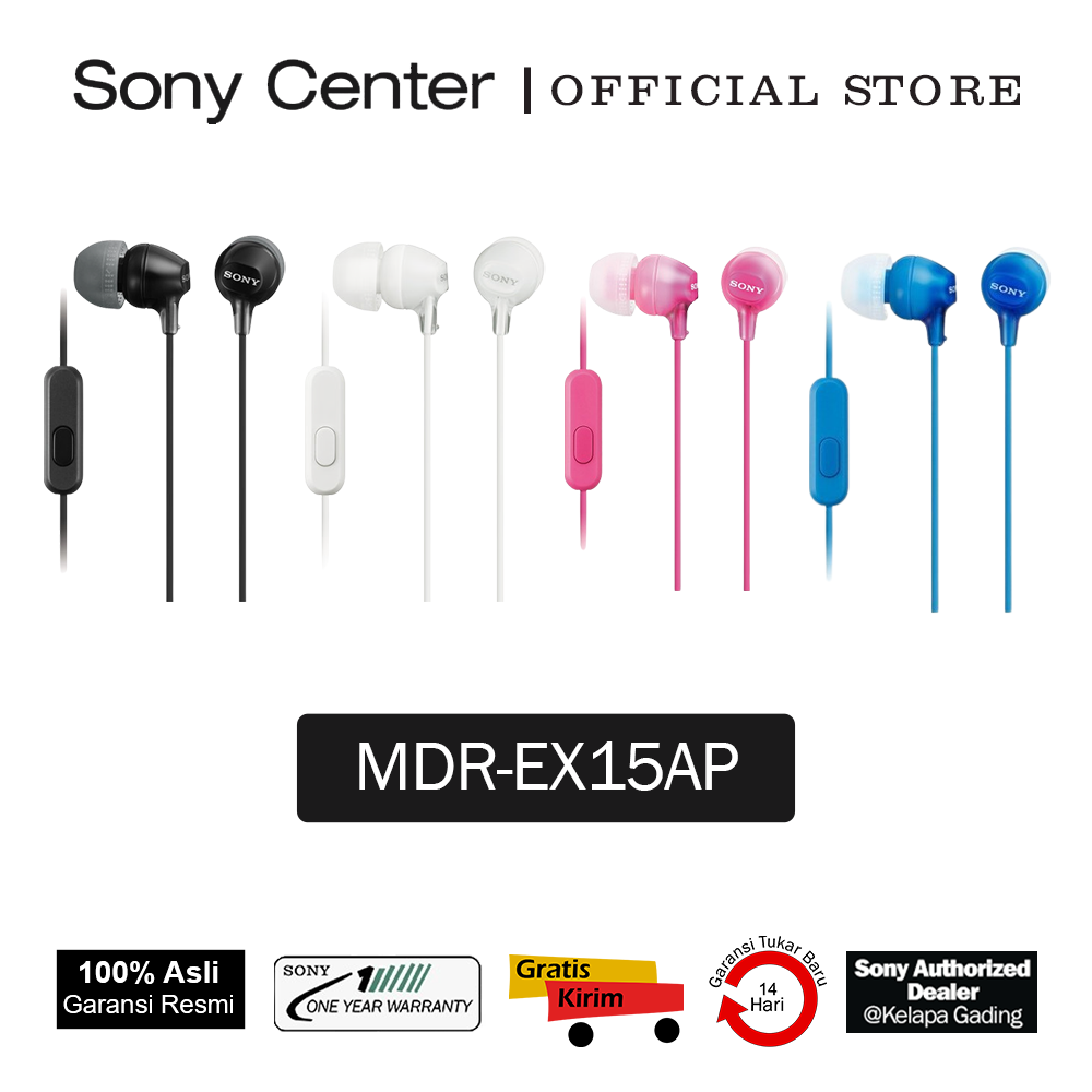 Promo Sony Center Jakarta - Sony Mdr-ex15ap In-ear Stereo Headset ...
