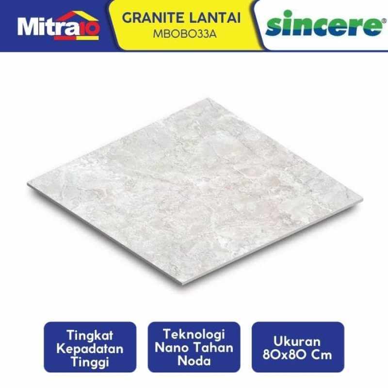 Jual Sincere Granite Lantai Mbob033a 80x80 Cm Abu Muda Di Seller Mitra10 Official Store ...