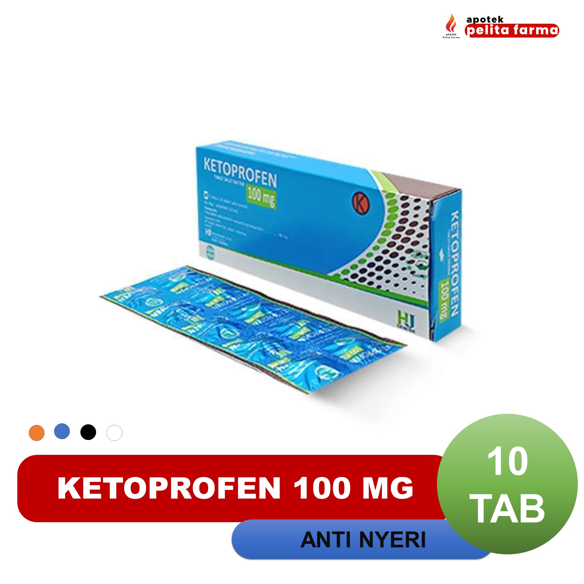 Jual Ketoprofen 100 Mg Hexp 1 Strip di Seller Apotek Pelita Farma ...