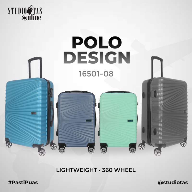 Promo Koper Polo Design 16501-08 - 24 Inch - Green Mint Diskon 70% Di ...