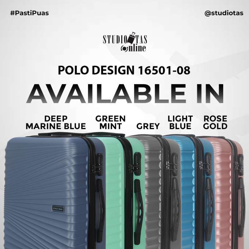 Promo Koper Polo Design 16501-08 - 24 Inch - Green Mint Diskon 70% Di ...