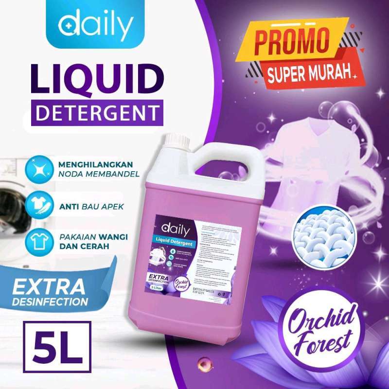 Jual Daily Sabun Cuci Cair Liquid Detergent 5 Ltr Hemat dan Ampuh ...