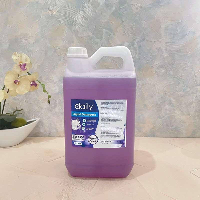 Jual Daily Sabun Cuci Cair Liquid Detergent 5 Ltr Hemat dan Ampuh ...