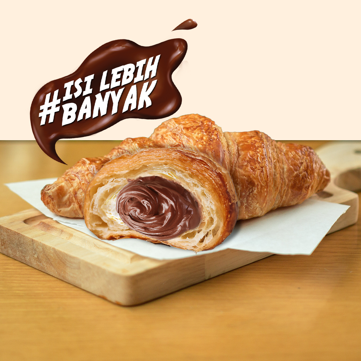 Promo 5 Days Croissant Creamy Chocolate Roti 60 G Diskon 27% Di Seller ...