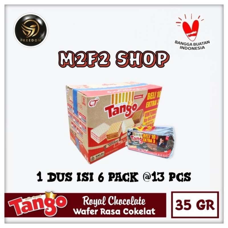 Promo Tango Wafer Royal Chocolate Bite Size | Krim Cokelat - 35 Gr ...