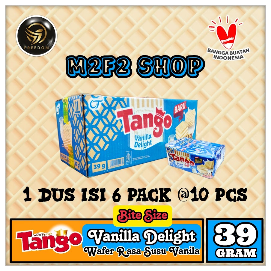 Jual Tango Wafer Vanilla Delight BITE SIZE | Susu Vanila - 39 gr ...