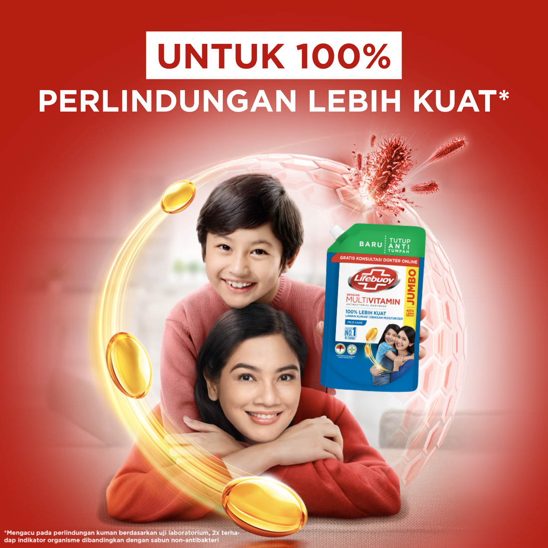 Promo Lifebuoy Mild Care Antibakteri Sabun Mandi Cair 825 Ml Twin Pack ...