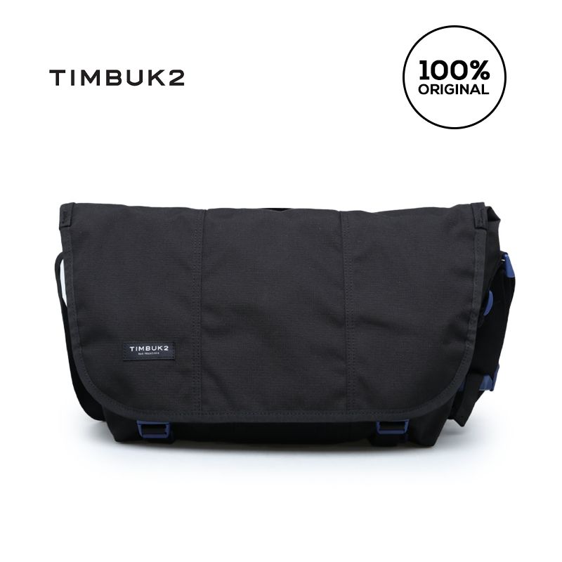 Promo Timbuk2 Lightweight Flight Messenger Bag Jet Black/Blue Wish 1080 ...