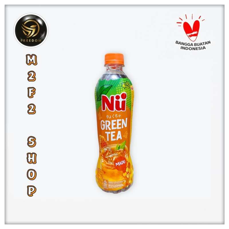Promo Nu Green Tea Honey | Teh Madu Botol Pet - 450 Ml (kemasan Karton ...