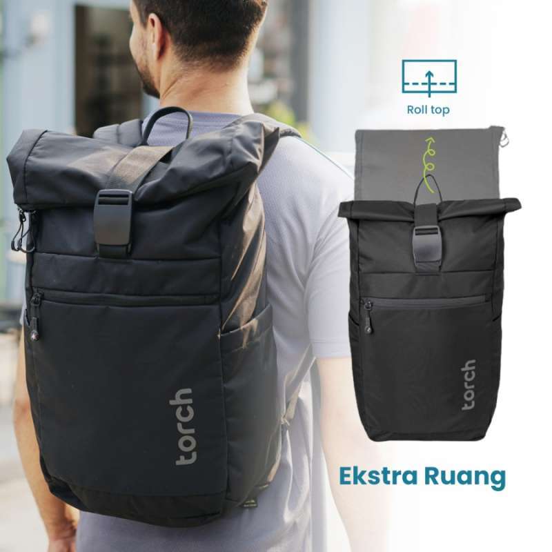 Promo Torch Backpack Laptop Sekolah Waterproof Backpack Hongcheon ...