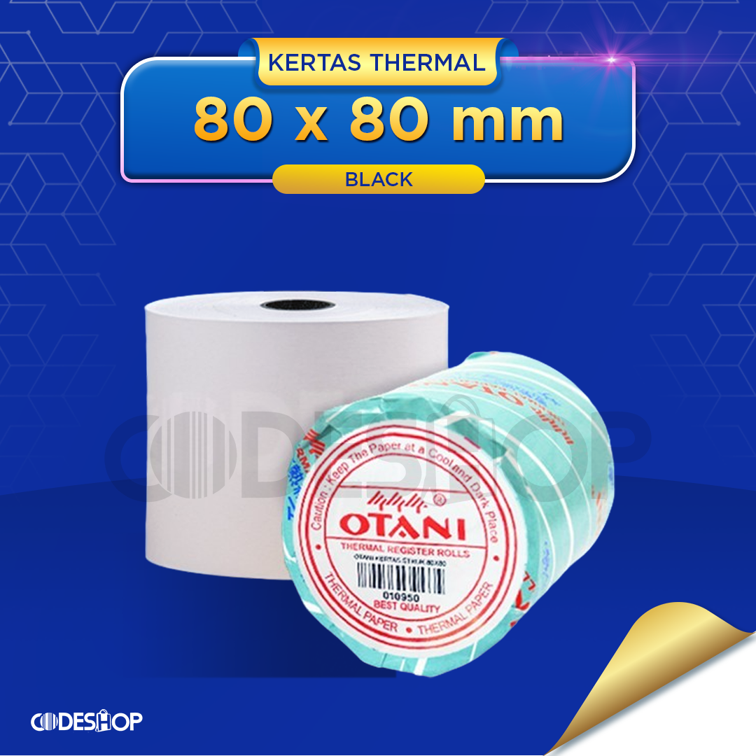 Jual Kertas Thermal Otani 80 X 80 Mm Roll Printer Struk Kasir 80mm Di ...