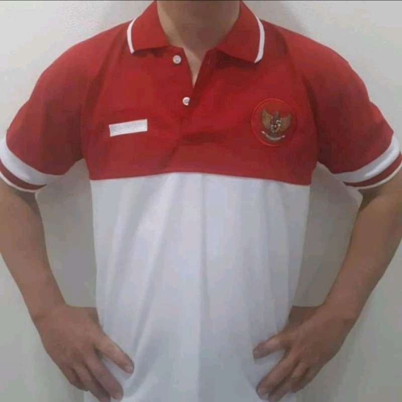 Jual Kaos Kerah / Baju Indonesia Merah Putih / Polo Shirt / Kaos Wangky ...