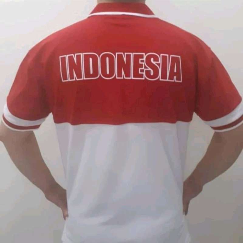 Jual Kaos Kerah / Baju Indonesia Merah Putih / Polo Shirt / Kaos Wangky Garuda Di Seller ...