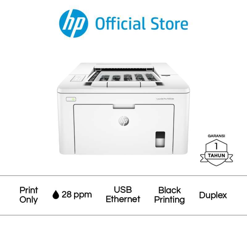 Jual Printer Hp Laserjet Pro M203dn (print ) / Usb / M203d / Garansi 1 ...