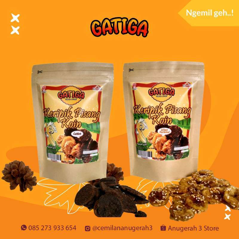 Promo Gatiga Snack Keripik Pisang Khas Lampung, Banana Chips Keripik ... Promo Gatiga Snack Keripik Pisang Khas Lampung, Banana Chips Keripik ...