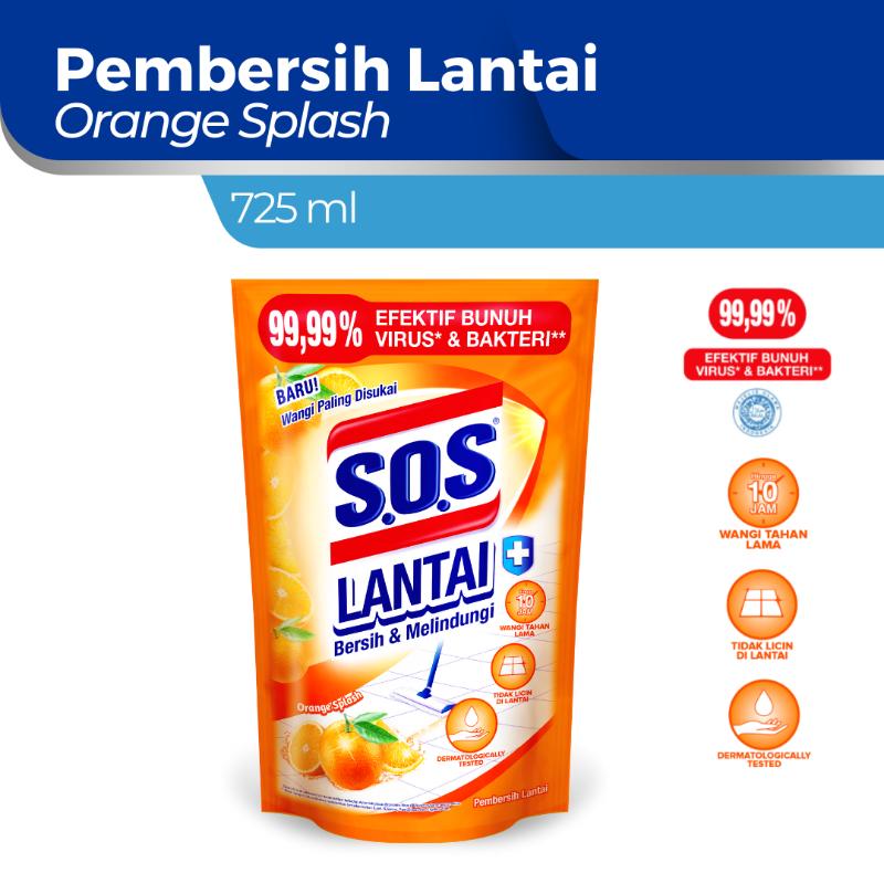 Promo Sos Cairan Pembersih Lantai - Orange Splash 725 Ml Diskon 37% Di ...