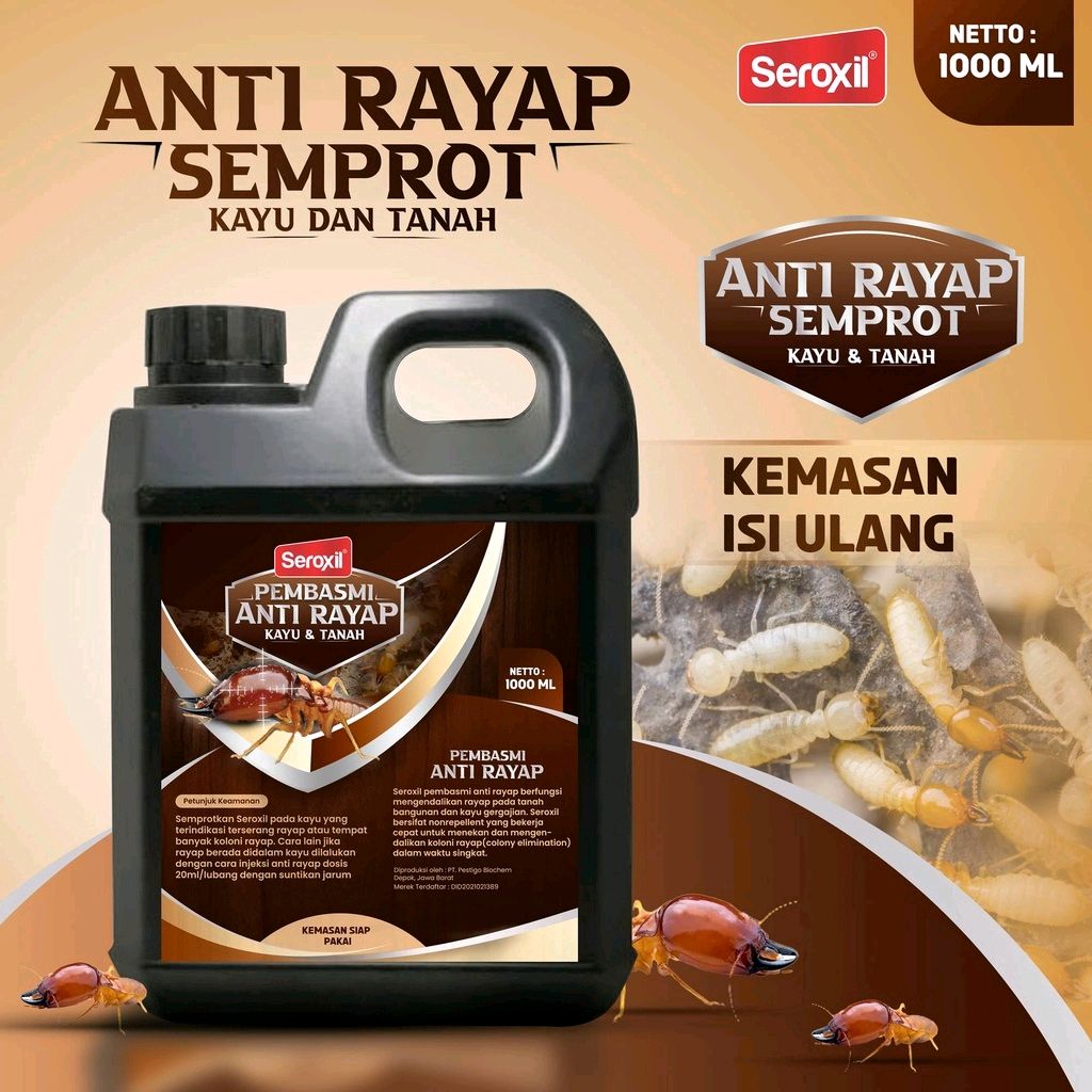 Promo Obat Racun Pembasmi Anti Rayap Kayu Dan Rayap Tanah - Kemasan Isi ...
