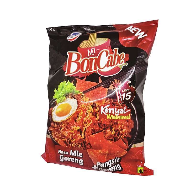 Promo BonCabe - MIE INSTAN dengan Level Pedas - Ukuran BESAR - MI ...