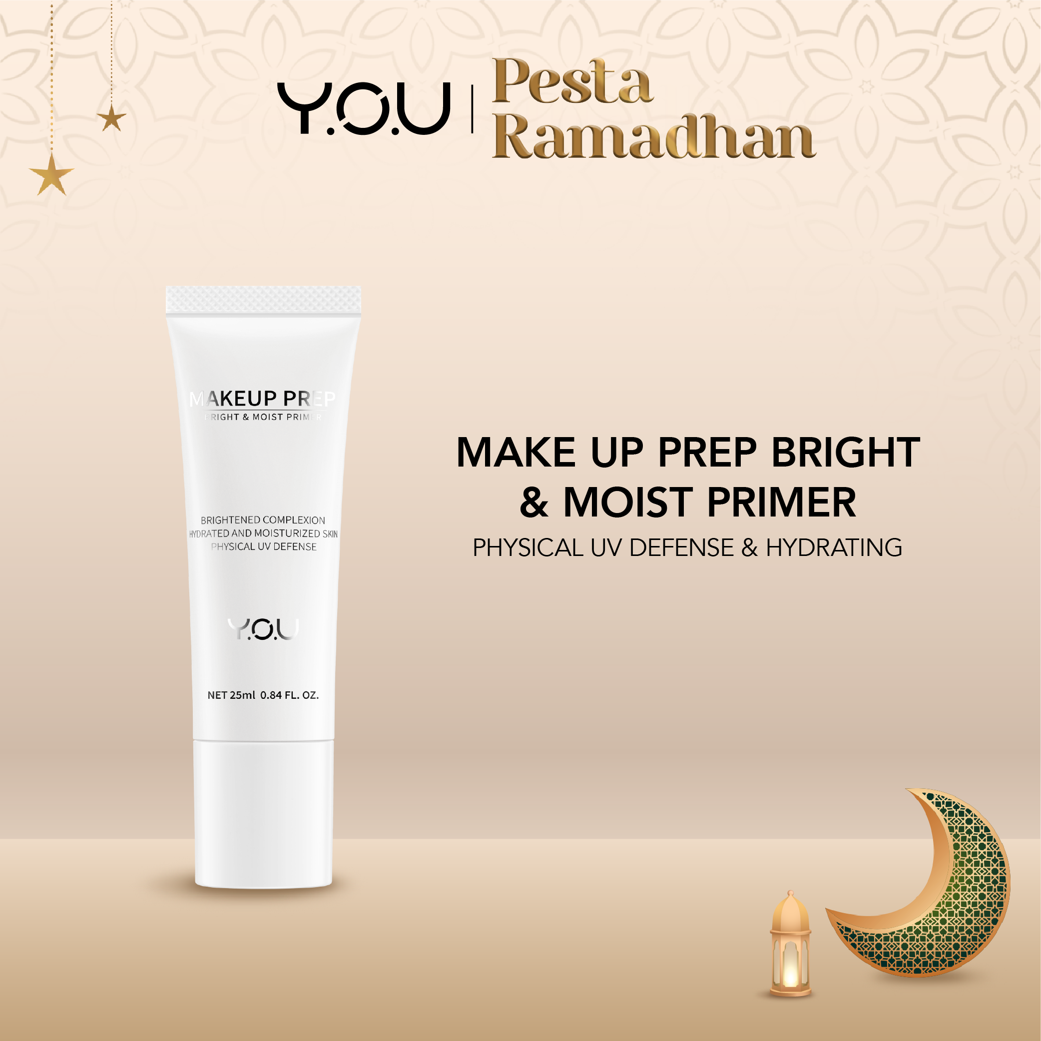 Promo Y.O.U MAKEUP PREP BRIGHT & MOIST PRIMER Diskon 10% di Seller YOU ...