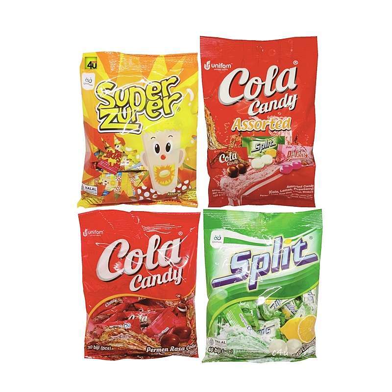 Promo Unifam - Assorted Candy - COLA SPLIT ZUPER Diskon 30% di Seller ...