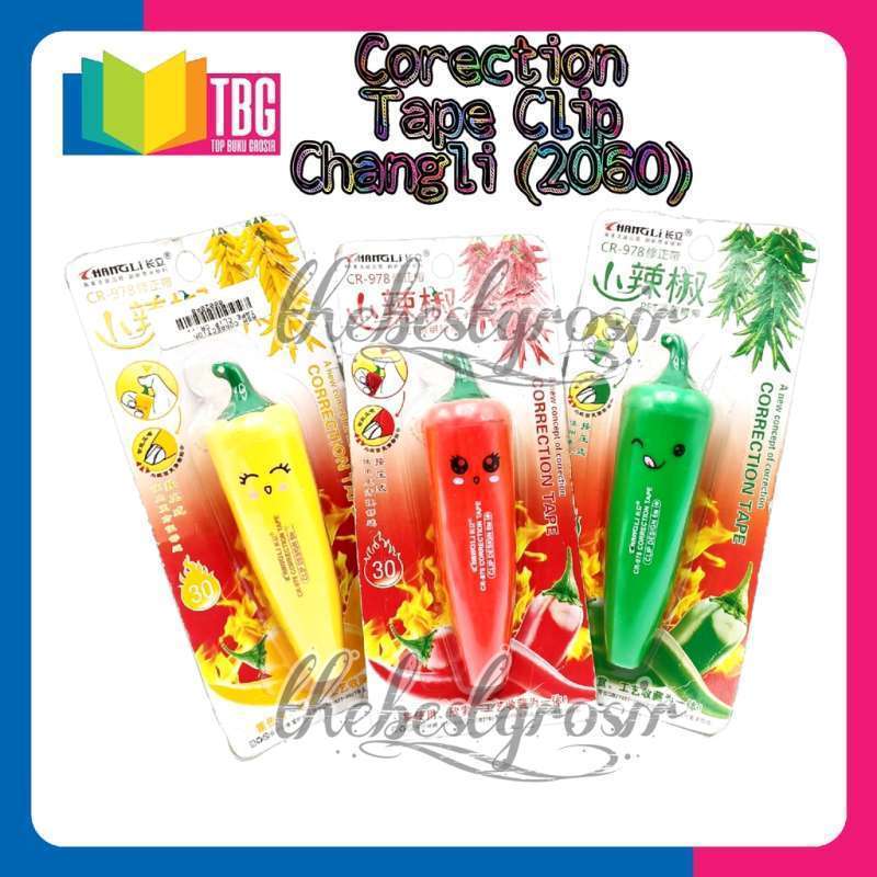 Jual Pen Correction Tape Clip Cr978 Chang Li (r-2060) / Penghapus ...