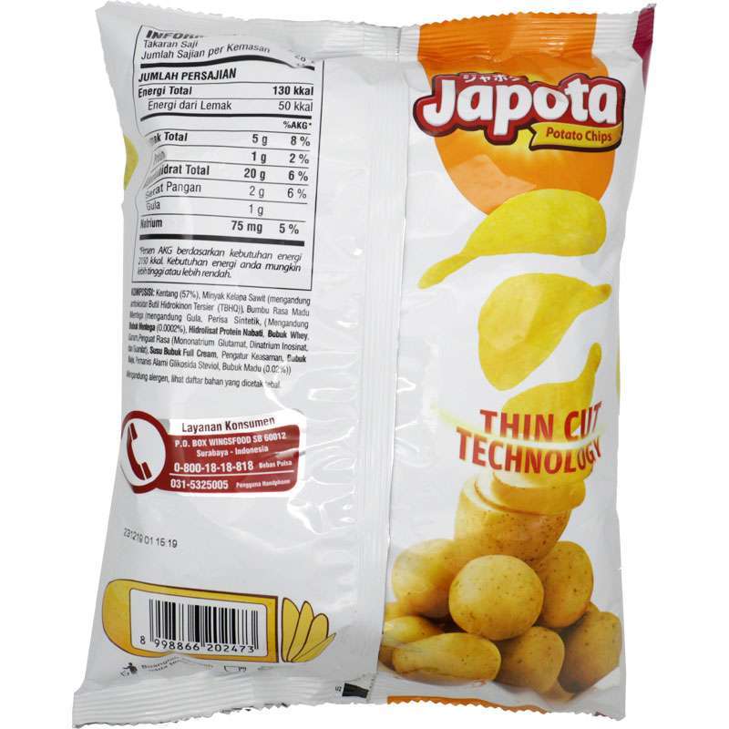 Jual Japota Keripik Kentang Happy Honey Butter 68 g di Seller Alfamidi ...
