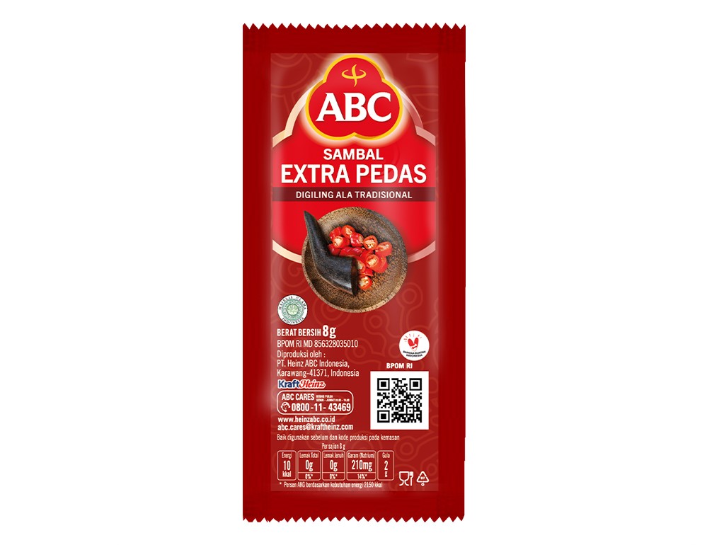 Promo ABC Sambal Extra Pedas Sachet [8 g/ 21 Pcs] Diskon 16% di Seller ...