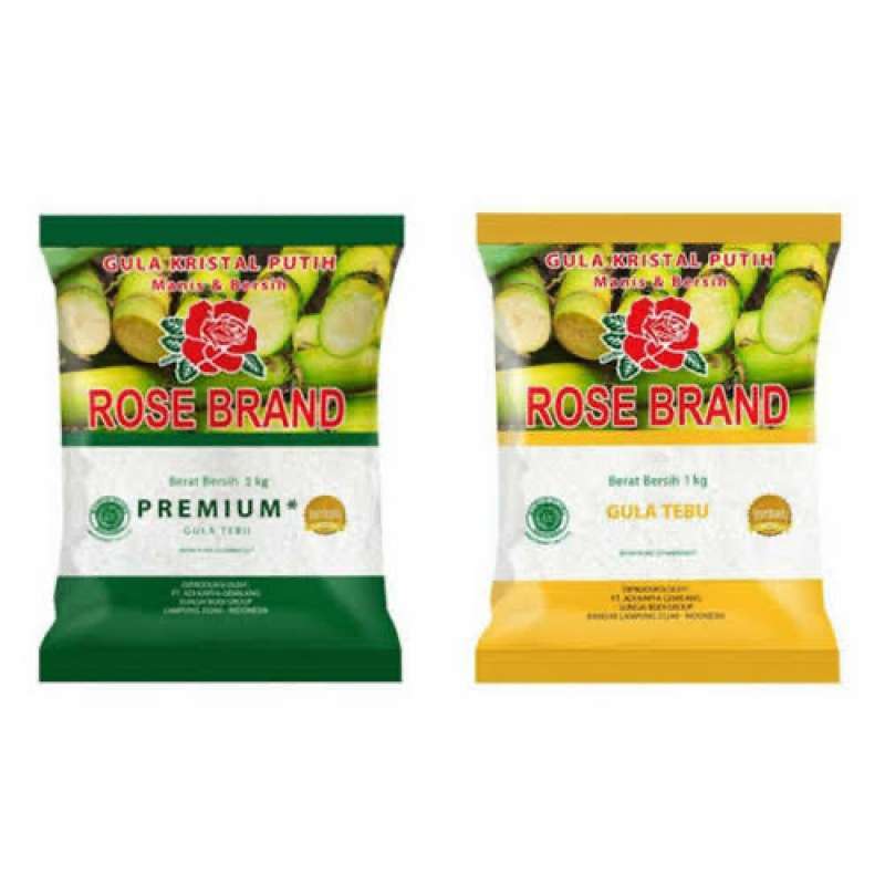 Jual Gula Pasir Rose Brand 1kg / Gula Kristal Rose Brand - Hijau Di ...