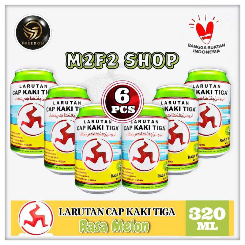 Promo Larutan Penyegar Cap Kaki Tiga Minuman Kaleng | Rasa Melon - 320 ...