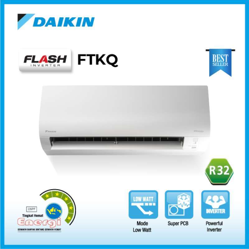 Jual Daikin Ac Flash Inverter [3/4 Pk] Stkq20uv - Ftkq20uvm4 ...