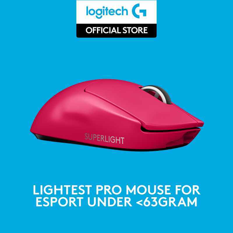 Promo Logitech Pro X Superlight Gaming Mouse Pink Diskon 22% Di Seller ...