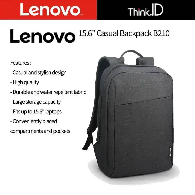 Daftar Harga Tas Backpack Lenovo B210 🔥 Original & Spesifikasi Lengkap ...