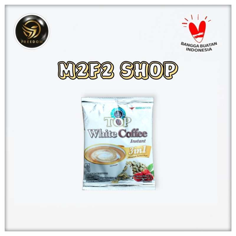 Promo Top Premium Coffee Blend White Coffee | Kopi Susu Instant Sachet ...