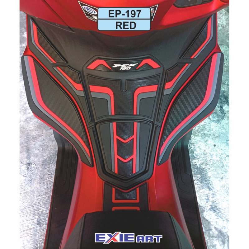 Jual DECKPAD PCX 160 - TANKPAD PCX 160 - AKSESORIS PCX - FULLSET DEPAN ...
